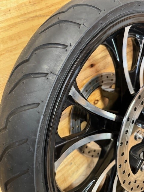 Take-off Coastal Moto Largo Wheel, Tire & Rotors Harley Davidson LAR ...