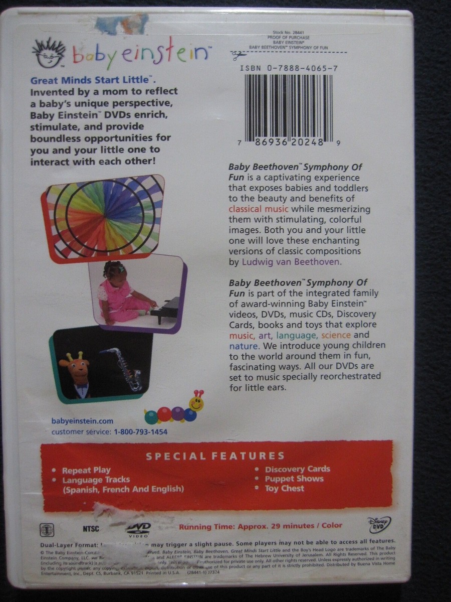 Baby Einstein Baby Beethoven Symphony Of Fun Dvd
