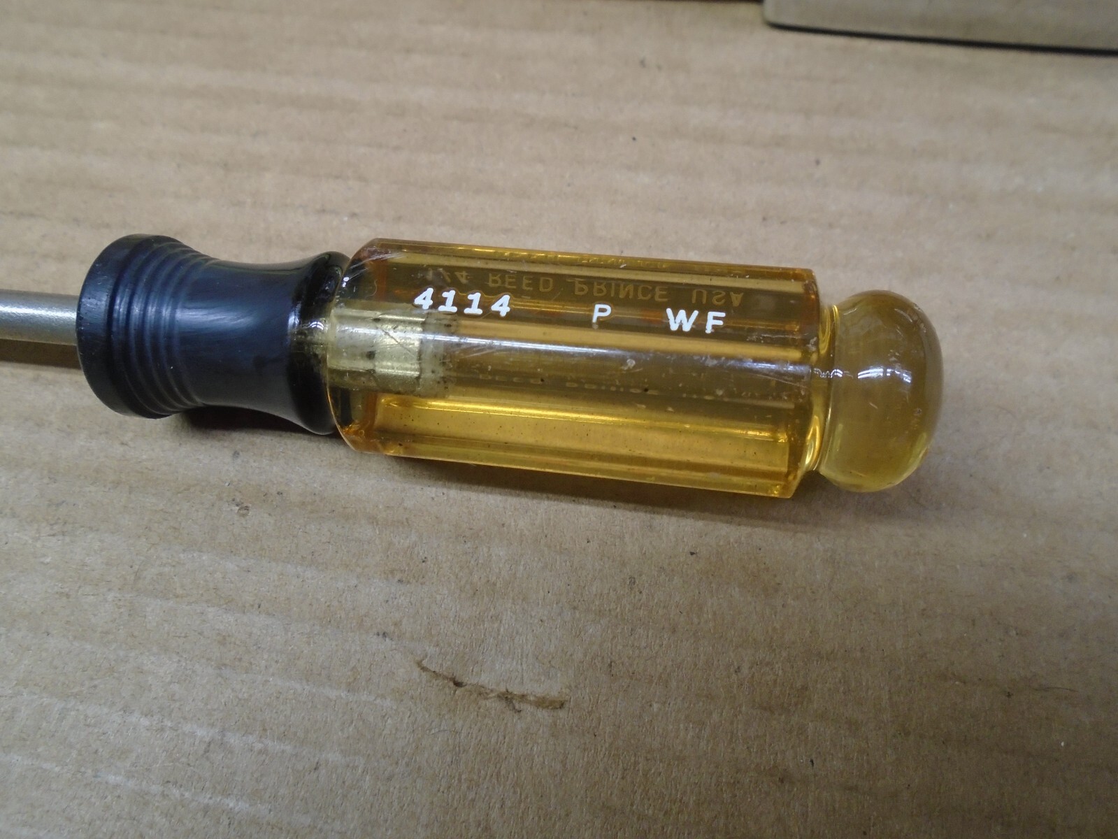 Craftsman USA Black Handle Reed Prince Screwdriver no 4114 WF | Black