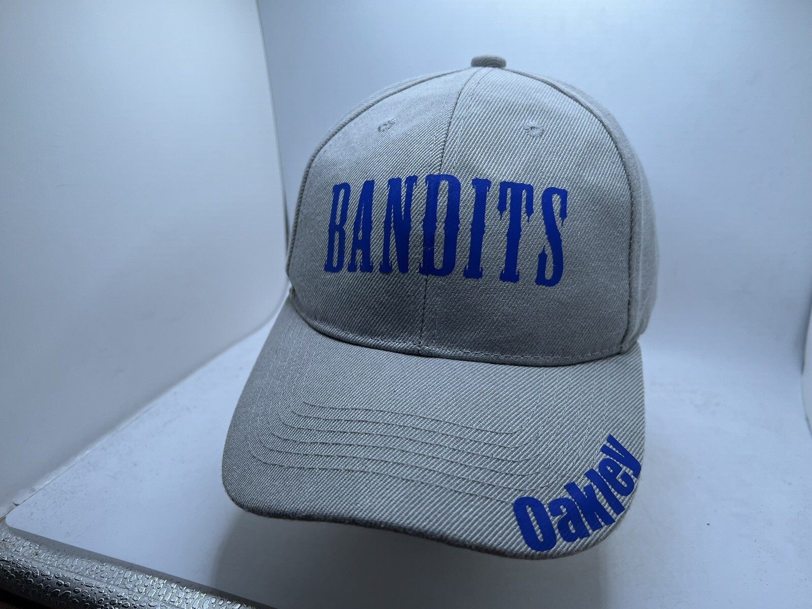 Bandits Oakley Gray Hat Baseball Cap Strapback One Size | eBay