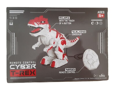 Cyber T Rex Remote Control Ages 8 Plus. Red & White. | eBay