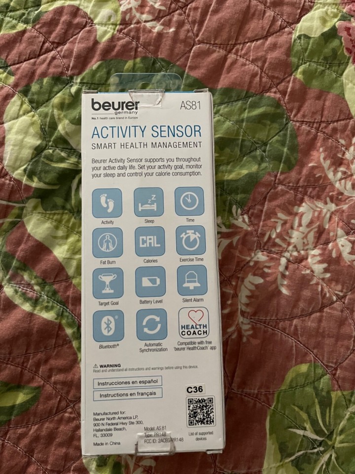 Beurer Activity Sensor AS81 Smart Health Management Good condition! | eBay