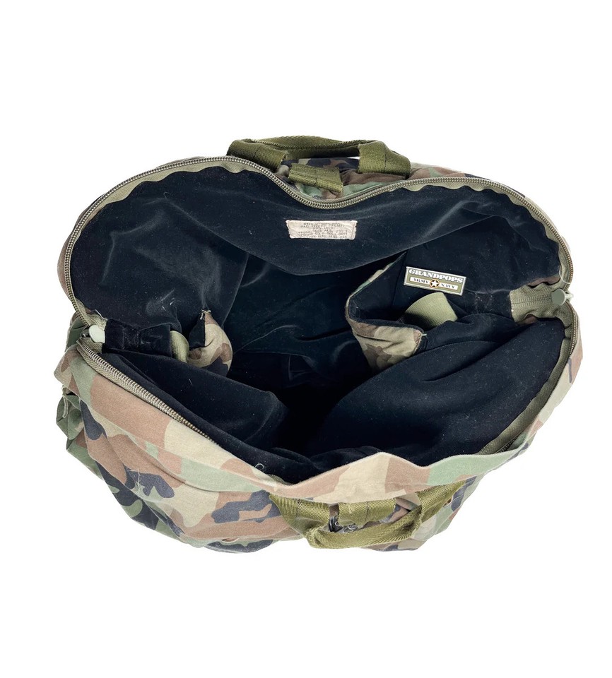 USGI FAIR US Military HGU-56/P Flyers Helmet Bag Woodland M81 BDU Camo ...