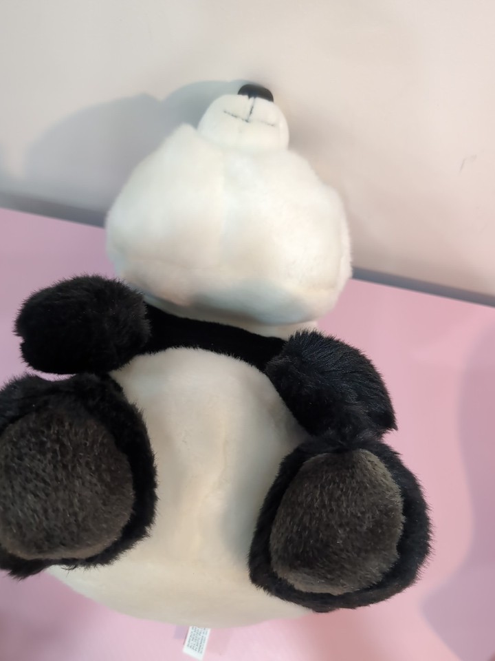 Aurora Lin Lin Panda Teddy Bear Plush Sitting 9in Super Soft Seam Tags ...