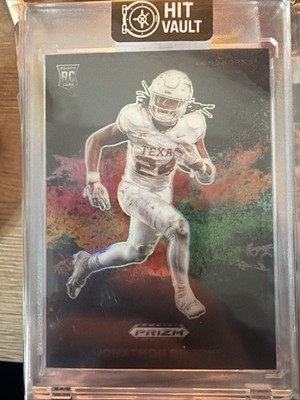 2024 Panini Prizm Draft Picks - Black Color Blast Jonathon Brooks #CB ...