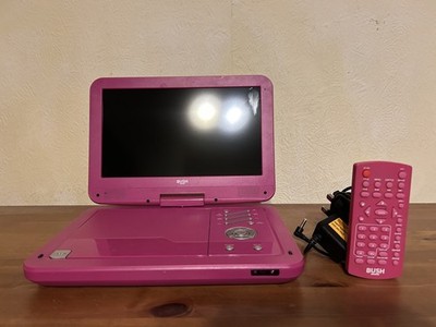 Bush Portable DVD Player 10" Pink Charger CDVD100W1SWMP With Remote ...