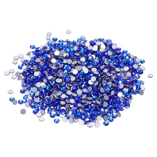 SS8/1440Pcs Glass Diamante Rhinestone, Man Made Gems, AB Blue | eBay