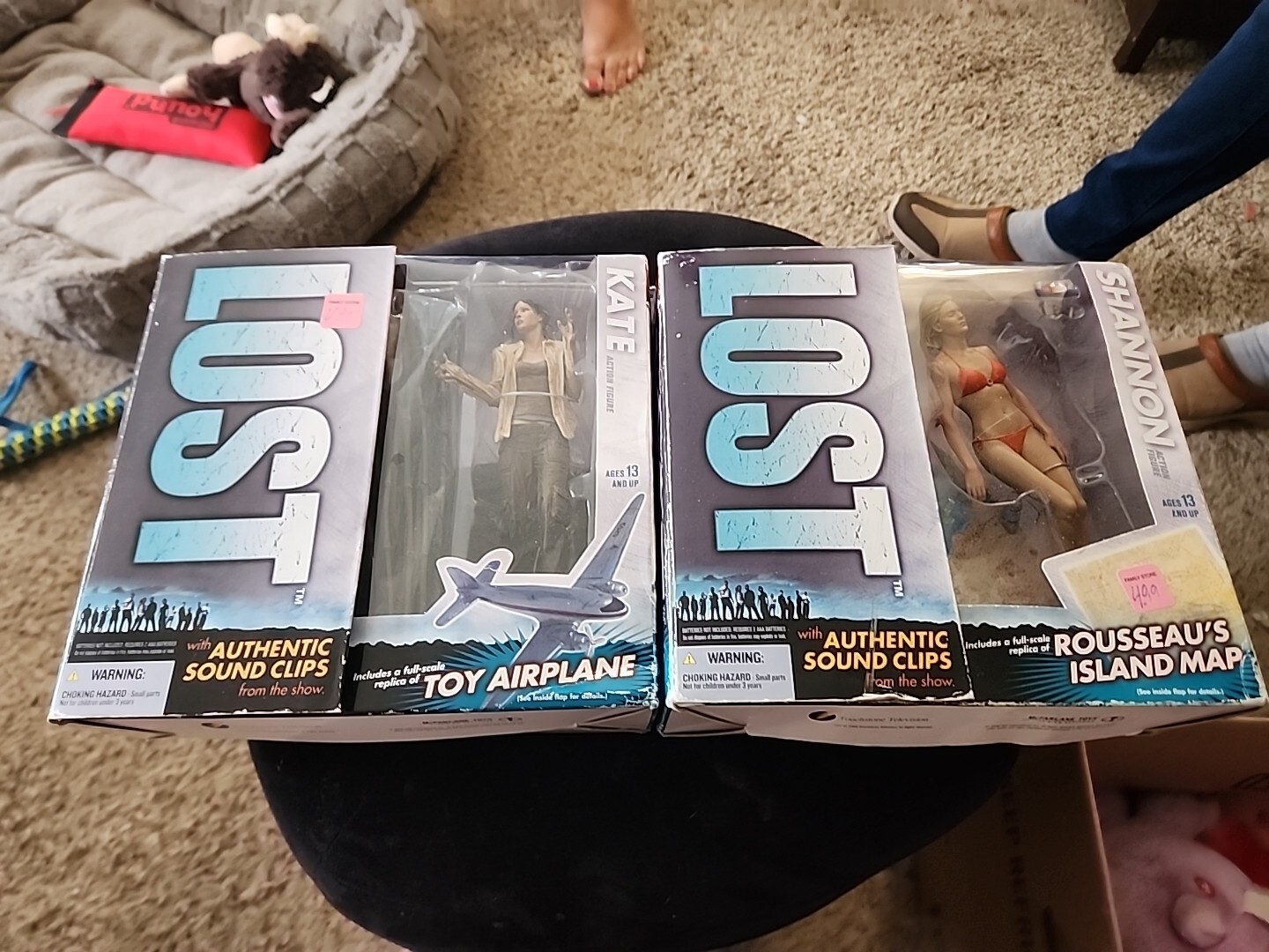 LOST FIGURES LOT KATE SHANNON McFARLANE TOYS 2006 ABC TV Show Sealed In ...