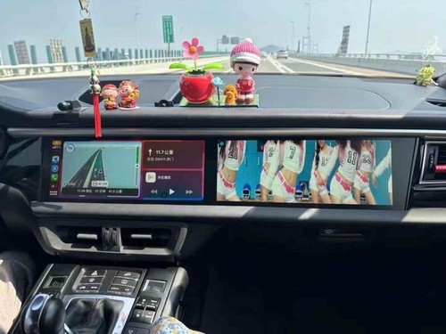 PORSCHE PANAMERA DUAL SCREEN Carplay QLED Touch Screen | eBay