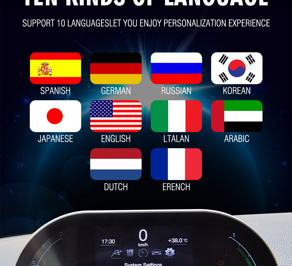 2007-2014 BMW MINI R56 R60 5" LCD Screen Digital Instrument Cluster ...