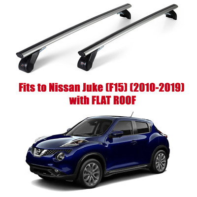 Premium Roof Rack Bars For Nissan Juke (F15) (2010-2019) Flat Roof ...