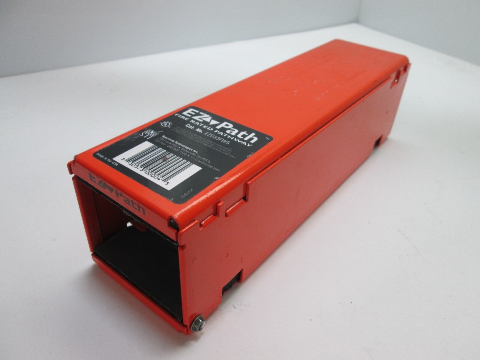 EZ Path EZD33FWS Fire Rated Pathway, Cable Loading Area: 6 sq.in ...