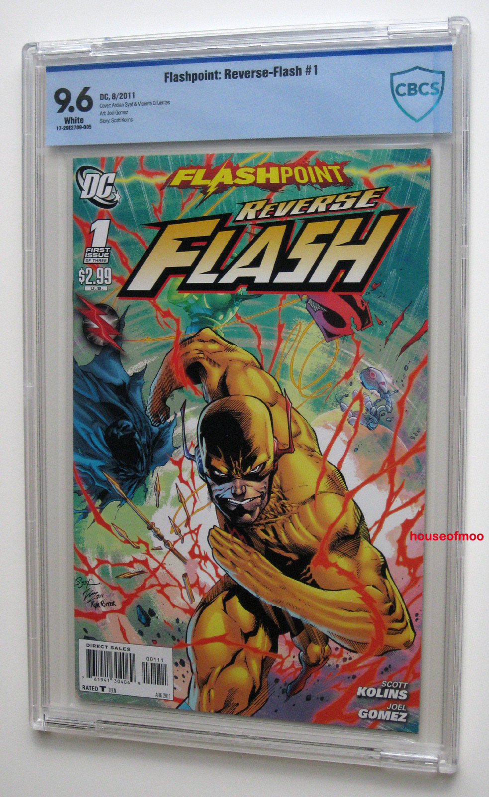 Flashpoint REVERSE FLASH #1 CBCS 9.6 NM+ 2011 PROFESOR ZOOM Eobard ...