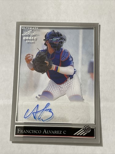 2020 Leaf Ultimate Draft - #BA-FA1 Francisco Alvarez (AU, RC) for sale ...