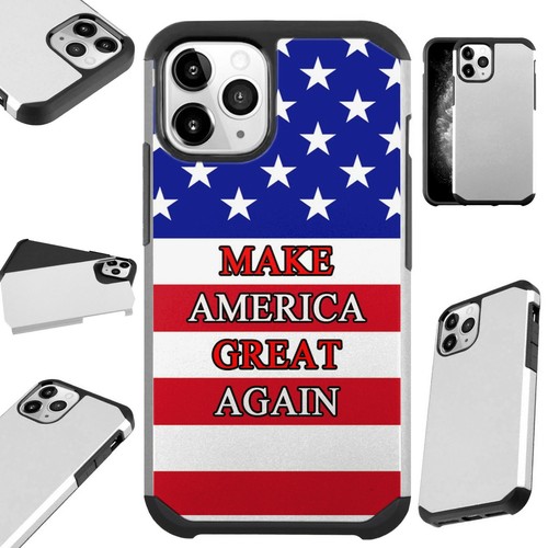 Fusion Case For iPhone 13/12/11/X/8/7 Phone Cover MAGA FLAG | eBay