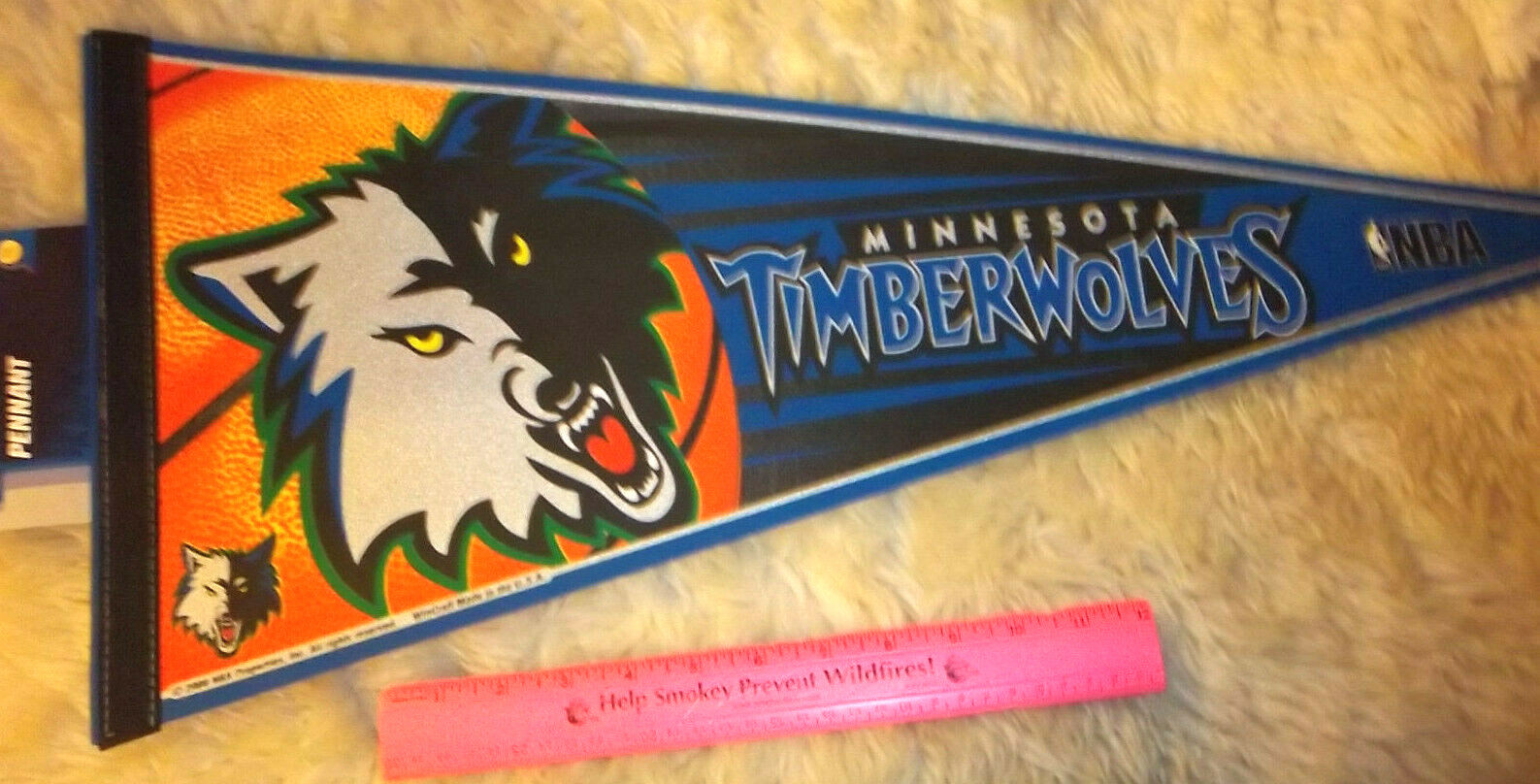 Minnesota Timberwolves NBA Basketball team 30 x 12 Felt Pennant, T ...