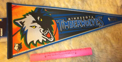 Minnesota Timberwolves NBA Basketball team 30 x 12 Felt Pennant, T ...