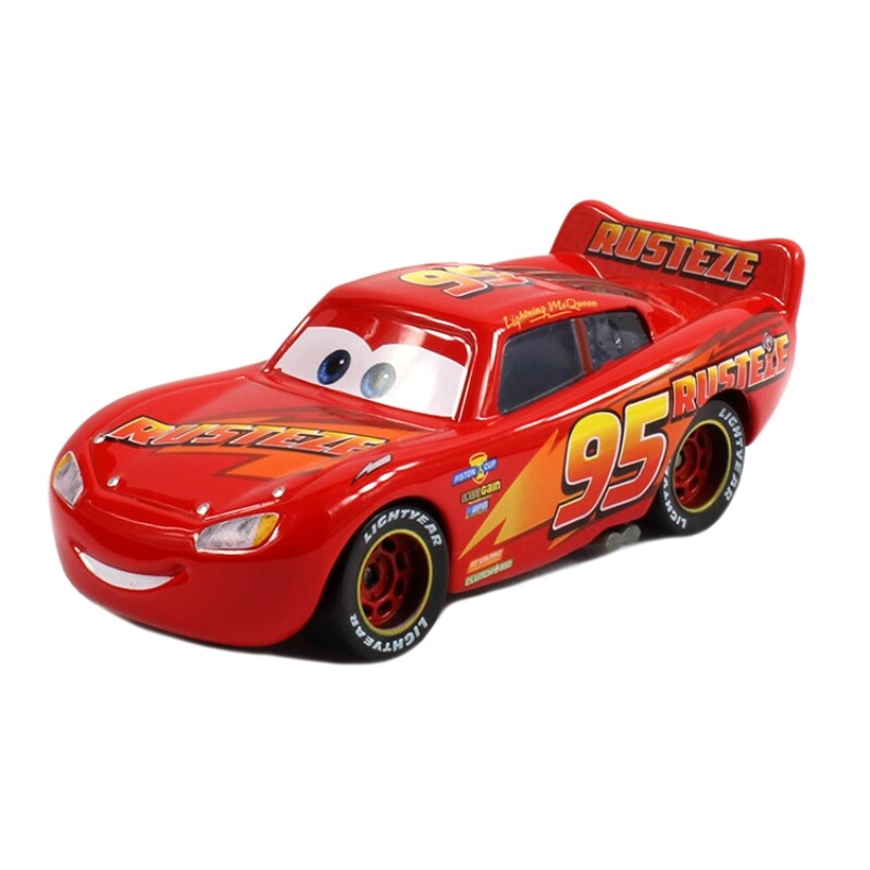 Pixar Cars Movie Toys Rusteze Mcqueen Diecast Toy Car 1:55 Loose Kids ...