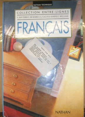Français BEP 2 term - Bouthier - Marez - Nathan technique - 1992 Manuel ...
