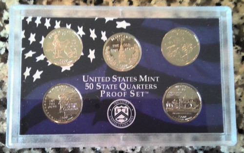 2000 State Quarter Proof Set with box & COA | eBay