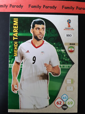 Mehdi Taremi 180 Iran Panini Adrenalyn Card Foot World Cup Russia 2018 ...
