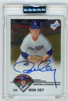 2003 Topps Retired Signature Edition RON CEY Los Angeles Dodgers AUTO ...