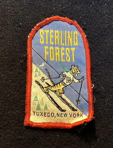 STERLING FOREST ‘Lost Area’ Vintage Ski Patch Tuxedo Ridge NEW YORK ...