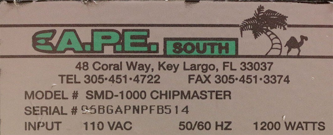 A.P.E. SMD-1000 ChipMaster Rework & Repair System | eBay