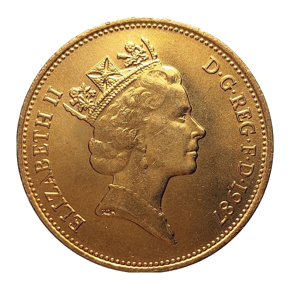 1987 UK 2p Coin – Bronze – Queen Elizabeth II – British Decimal Coin ...