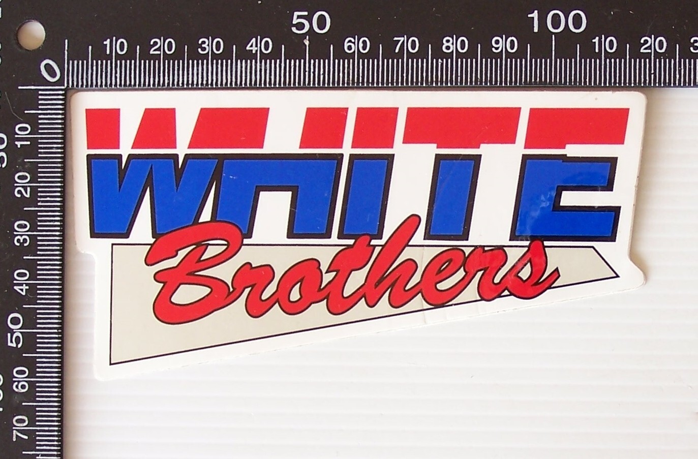 VINTAGE WHITE BROTHERS RACING TEAM MOTOCROSS MOTORCYCLE ADVERTISING ...