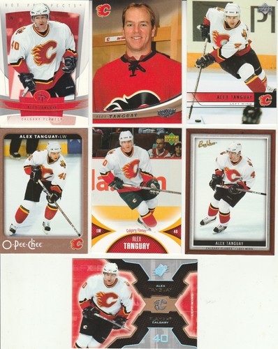 🏒 35 + different ALEX TANGUAY cards lot 2006 -2013 all Calgary Flames ...