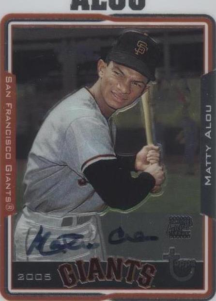 2005 Topps Retired Signature Edition - Autographs Matty Alou #TA-MA (AU ...