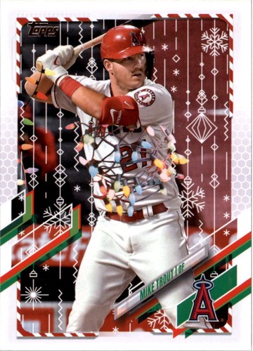 2021 Topps Walmart Holiday Rare Photo Variations Baseball Card Pick ...