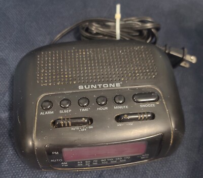 Suntone AM/FM Clock Radio | eBay