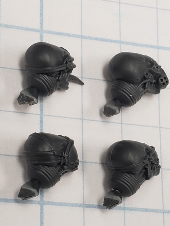 Warhammer 40k Genestealer Cult Bits ACOLYTE Hybrid Goggles Carapace ...