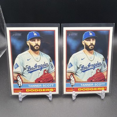 2025 Topps Heritage High Number #551 Tanner Scott Los Angeles Dodgers ...