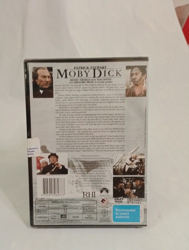 Moby Dick (DVD, 1998) Patrick Stewart Brand New Sealed | eBay Australia