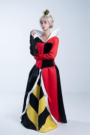 Disguise Women's Queen of Hearts Deluxe Adult Costume… - Gem