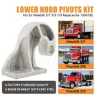 Lower Hood Pivot Kit& Engine Hood Hinge Pivot Bolt Kit For Peterbilt ...