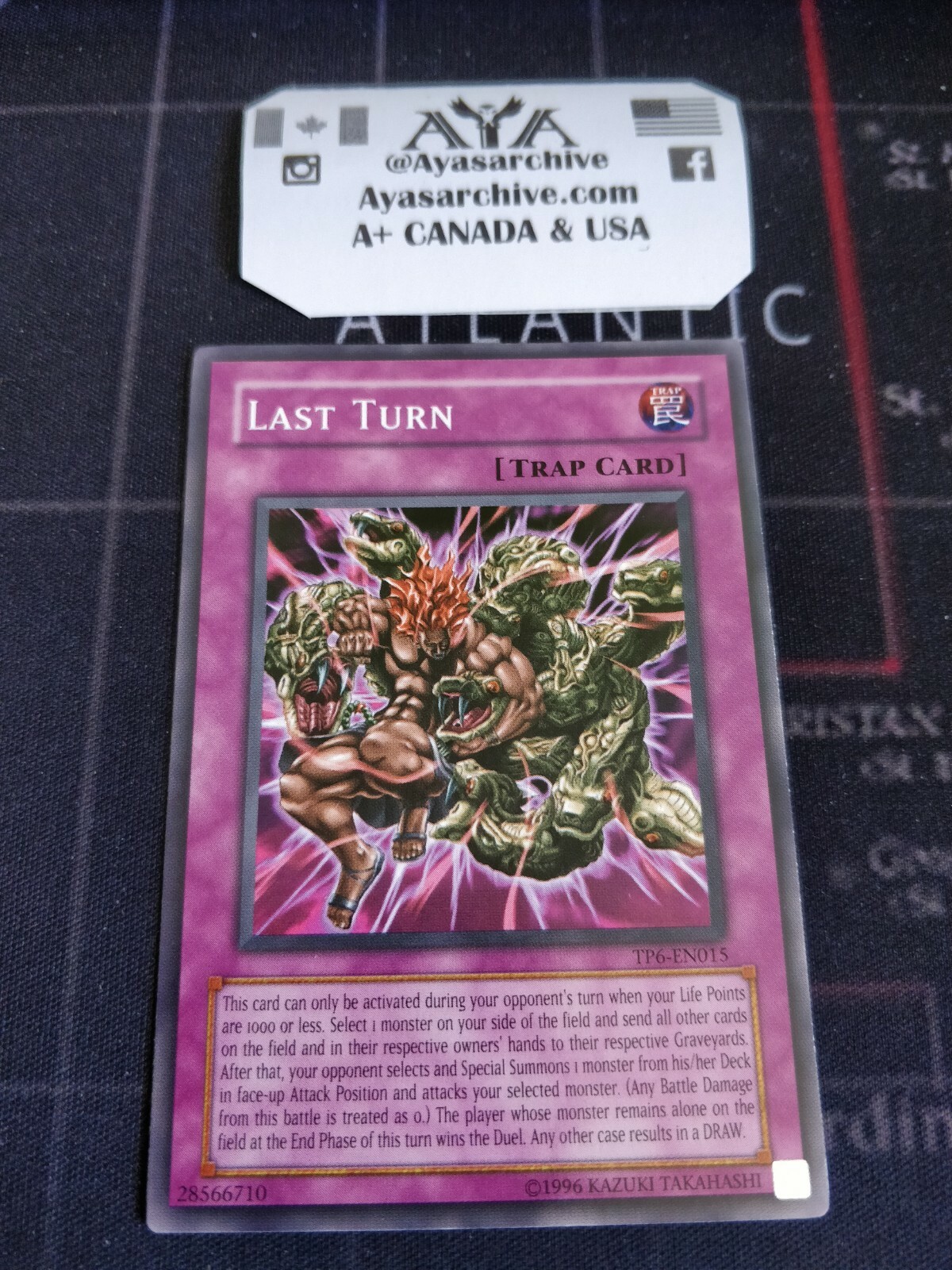 LAST TURN - COMMON NM/VLP TP6-EN015 - YUGIOH A+ STORE VIA CANADA | eBay