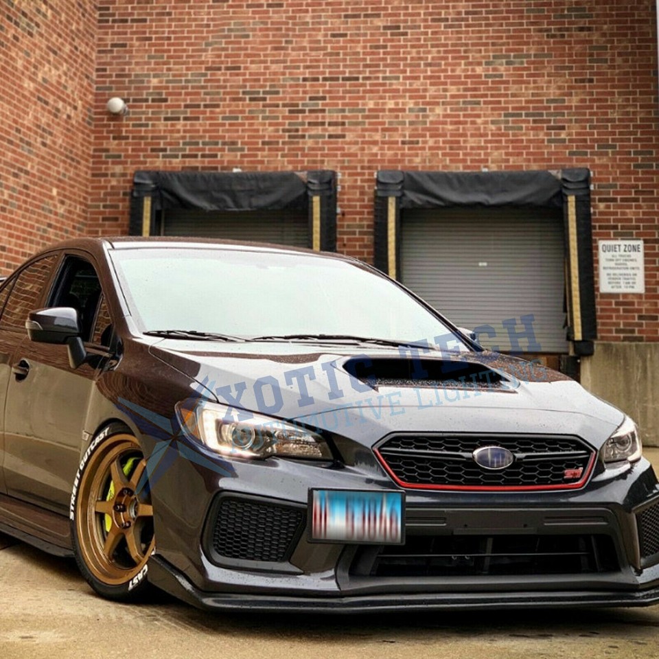 For Subaru WRX STI 2018-2020 Red Trim Front Grille Pinstripe Vinyl ...