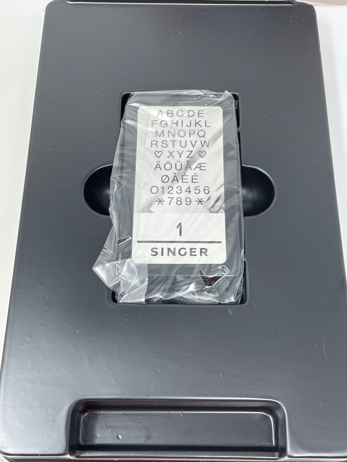 SINGER+SewWare+Alphabet+Numbers+Embroidery+Cassette+Number+1+Machine ...