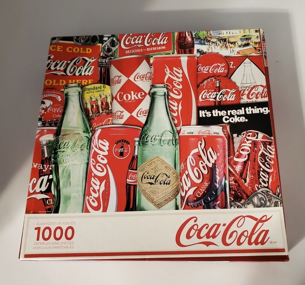 Coca-Cola Then And Now 1000 Piece Jigsaw Puzzle Springbok Coca Cola ...