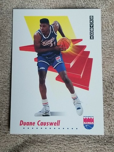 1991-92 SkyBox Sacramento Kings Basketball Card #245 Duane Causwell | eBay