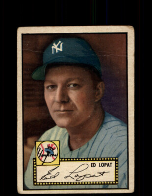 1952 ED LOPAT TOPPS #57 YANKEES VG/MK *9411 | eBay