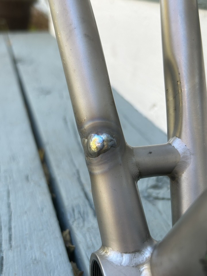 Vintage Serotta Titanium Frameset Classique Ti Bike Frame 90s Colorado ...