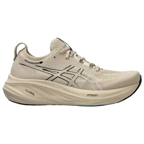 ASICS® Gel Nimbus 26 Feather Gray Black Brown 1011B794-021 Men's Size 8 ...