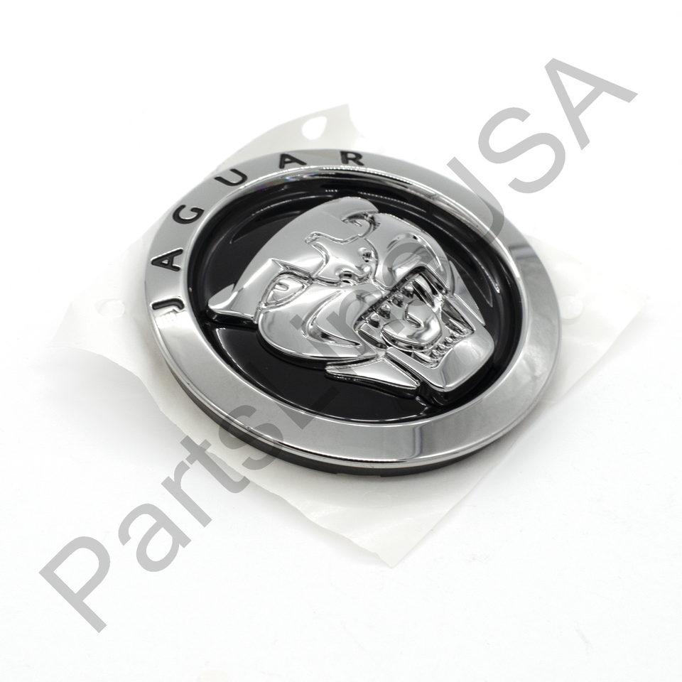 Genuine Jaguar Grille Badge X-TYPE XJ XF X351 X358 70mm Black Ornament ...