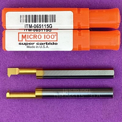 MICRO 100 ITM-065115G Carbide Threading Bar 8mm Shank:pitch .75-2.0🎯Machinist | eBay