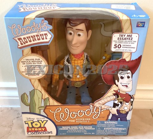 Thinkway Disney Pixar Toy Story Signature Collection Woody Sheriff ...